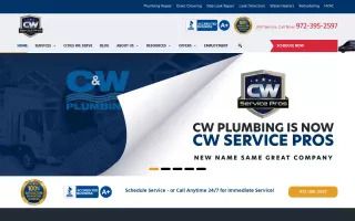 CW Service Pros Plumbing, Heating & Air Conditioning - On Top List